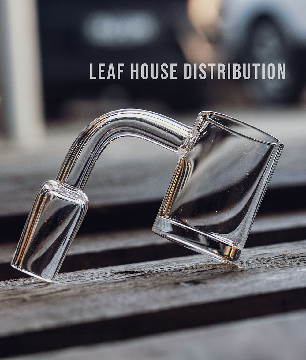 Spherical Carb Cap Banger Set – 90° Bend – 14mm – Leaf House Distribution